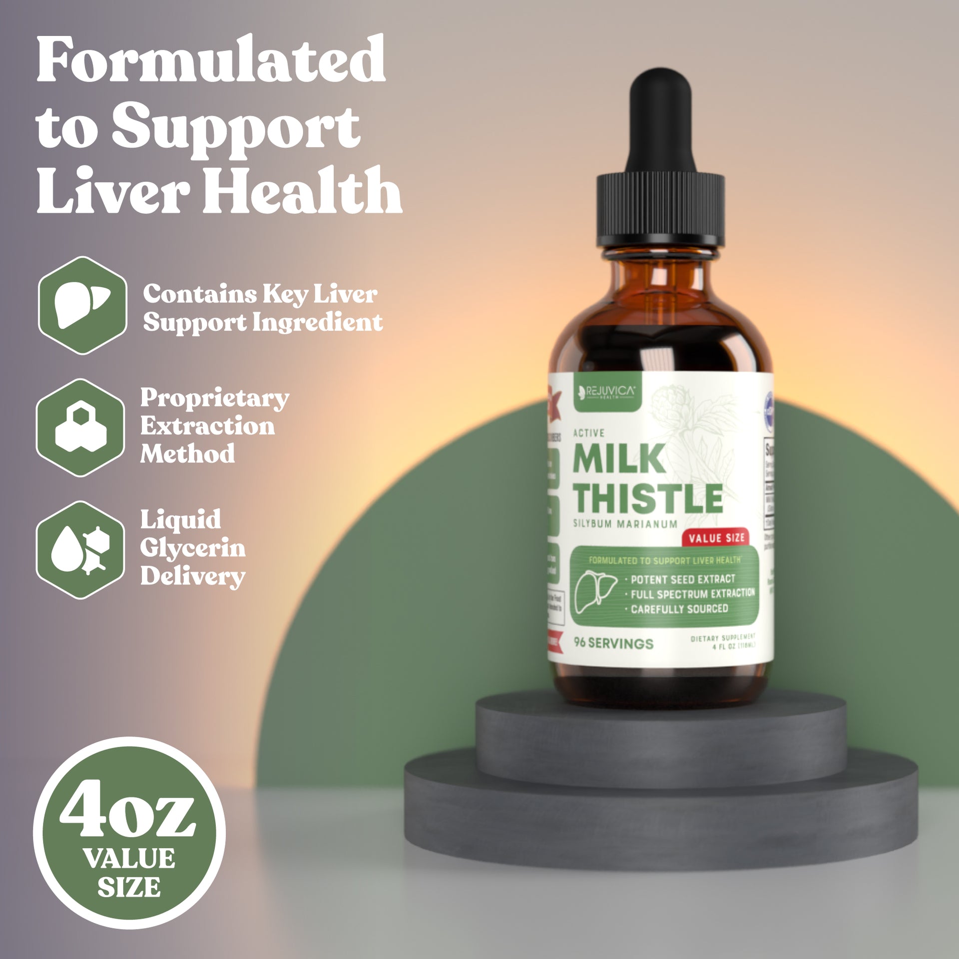 Active Milk Thistle Value Size - Milk Thistle Extract – Rejuvica Health