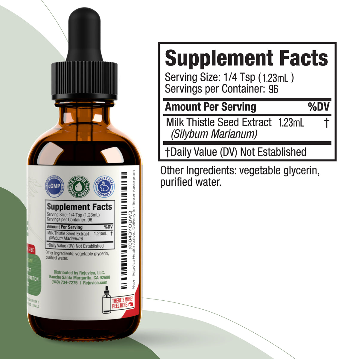 Active Milk Thistle Value Size - Milk Thistle Extract – Rejuvica Health