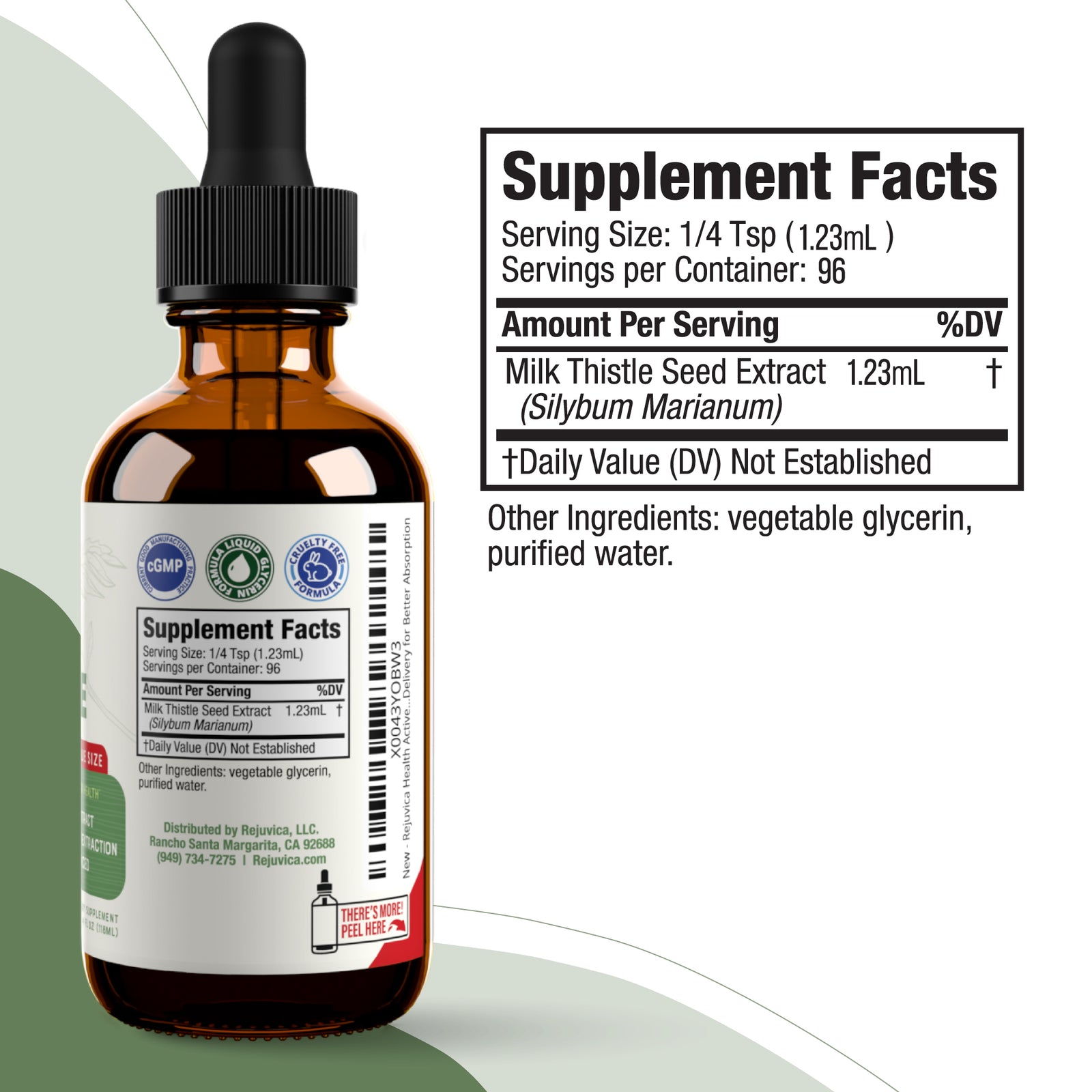 Active Milk Thistle Value Size - Milk Thistle Extract – Rejuvica Health