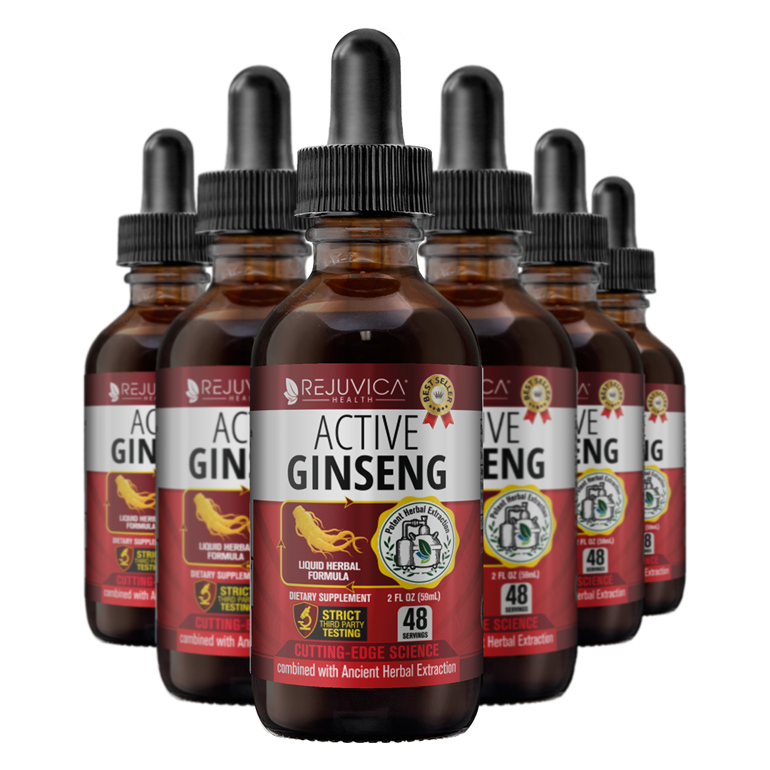 Active Ginseng Korean Red Panax Ginseng with Natural Ginsenosides ...